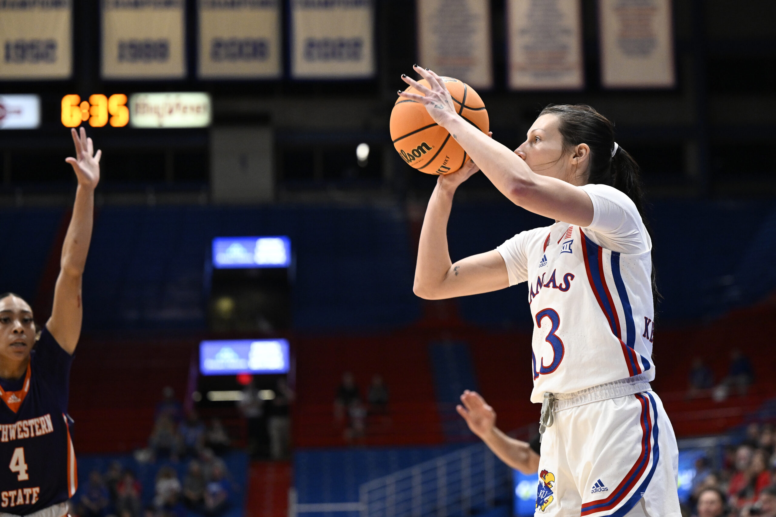 Jayhawks record their first loss of the season against an improved Penn ...
